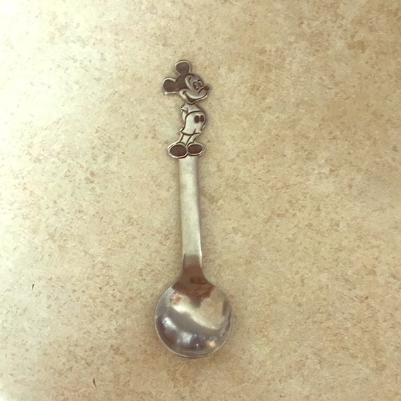 Tiny Mickey Mouse Silver Spoon